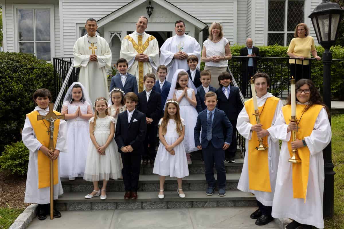 Easter Season Blessings Continue – 1st Communion – St. Mary of the ...